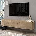 Amazon.com: Atelier Mobili TV Stands for Living Room, TV Stand up to 75 inch TV, Floating TV ...