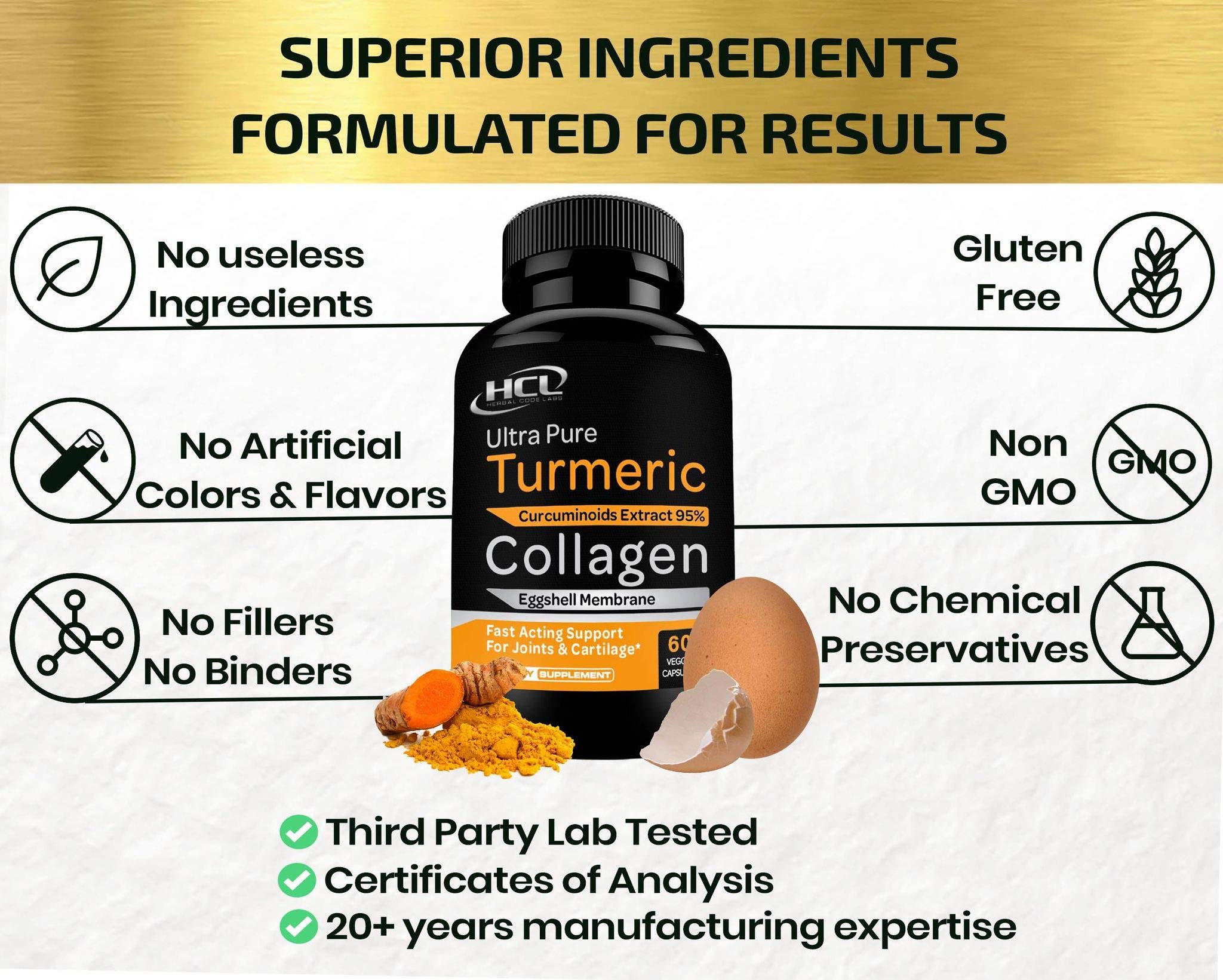 Mua Turmeric Curcumin 95% Extract & Collagen Capsules - NEM Promotes ...