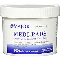 Amazon.com: Major Medi-Pads 100 Ct. Jar (Compare to Tucks) : Health ...