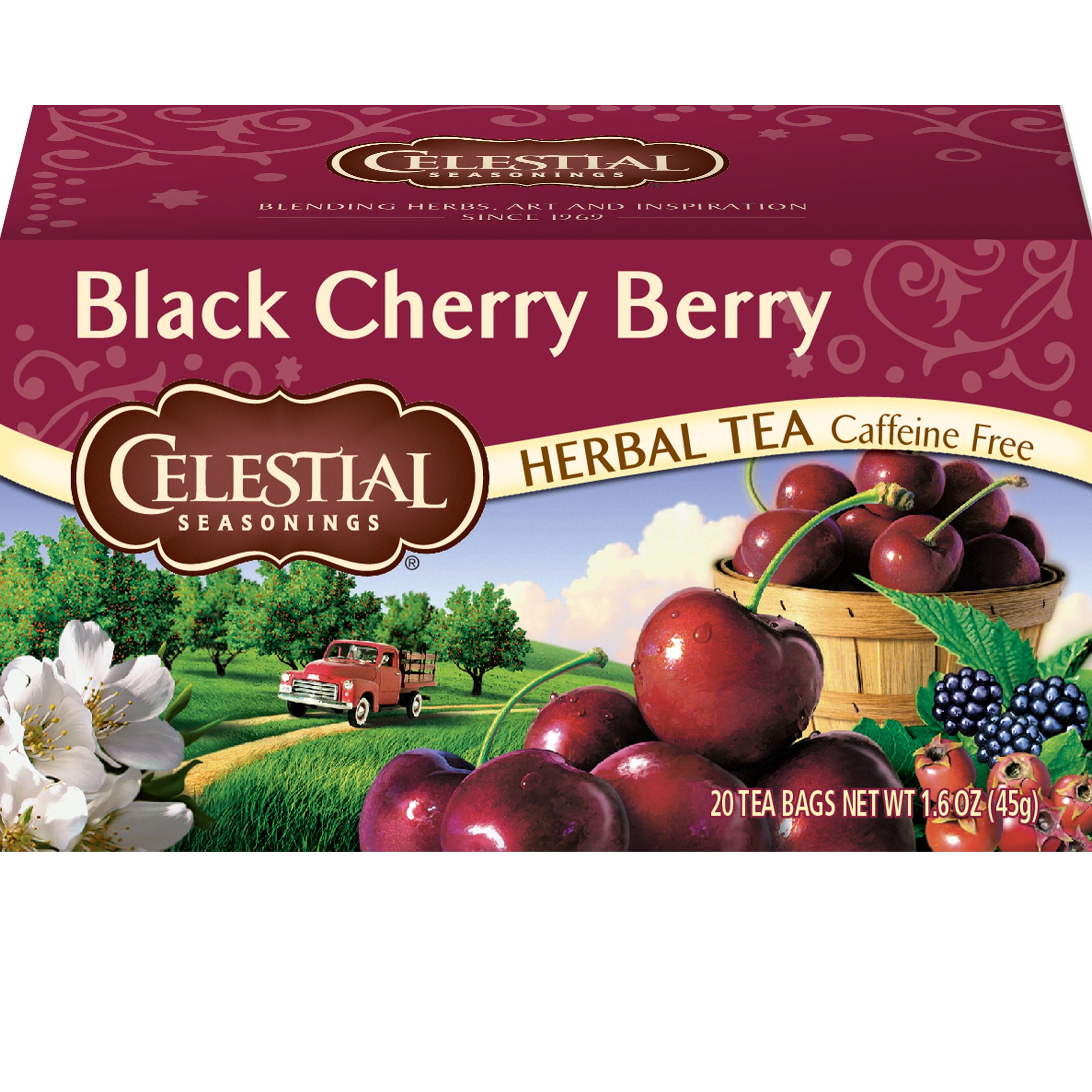 Amazon.com : Celestial Seasonings Herbal Tea, Cranberry Apple Zinger ...