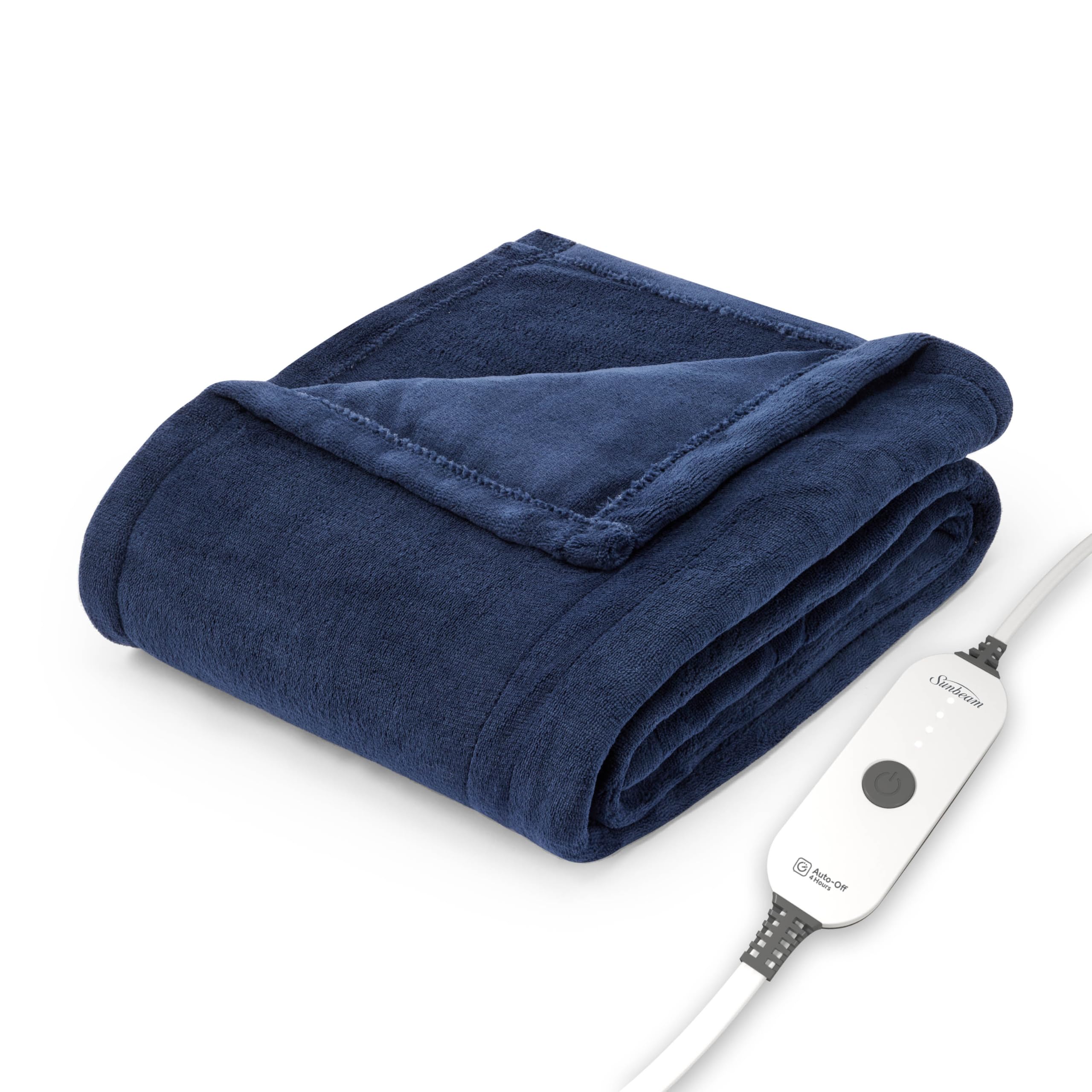 Sunbeam Electric Throw Nordic Premium Extra-Long Heated Blanket, 4 Heat ...