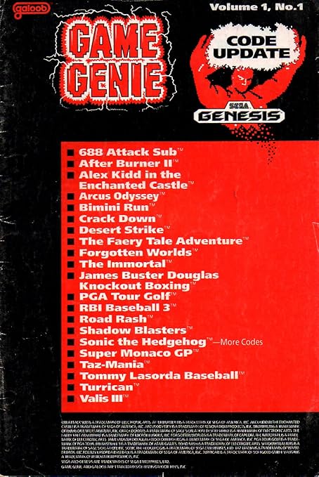 THE OFFICIAL GAME GENIE THREAD! CODES/HOW TO USE IT/ETC. Any system ...