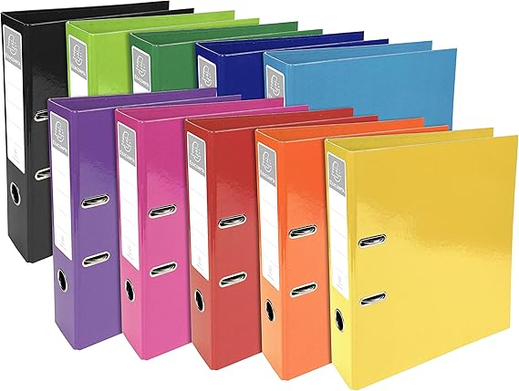 Exacompta Iderama Ring Binder, A4, 40 mm Spine, 4 Rings - Assorted ...