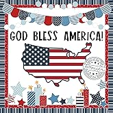 Amazon.com: JarThenaAMCS 74Pcs Happy Independence Day Bulletin Board ...
