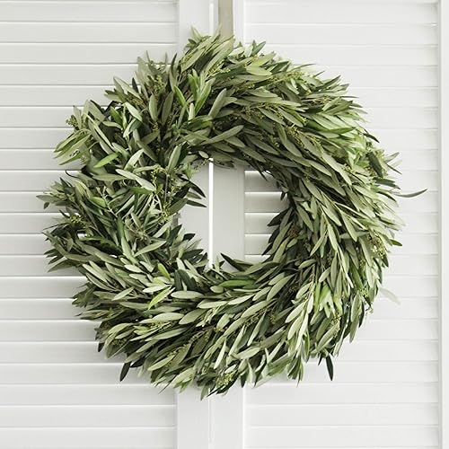 Amazon.com: Fresh Handmade Wreath - Olive Branch Wreath (various sizes ...