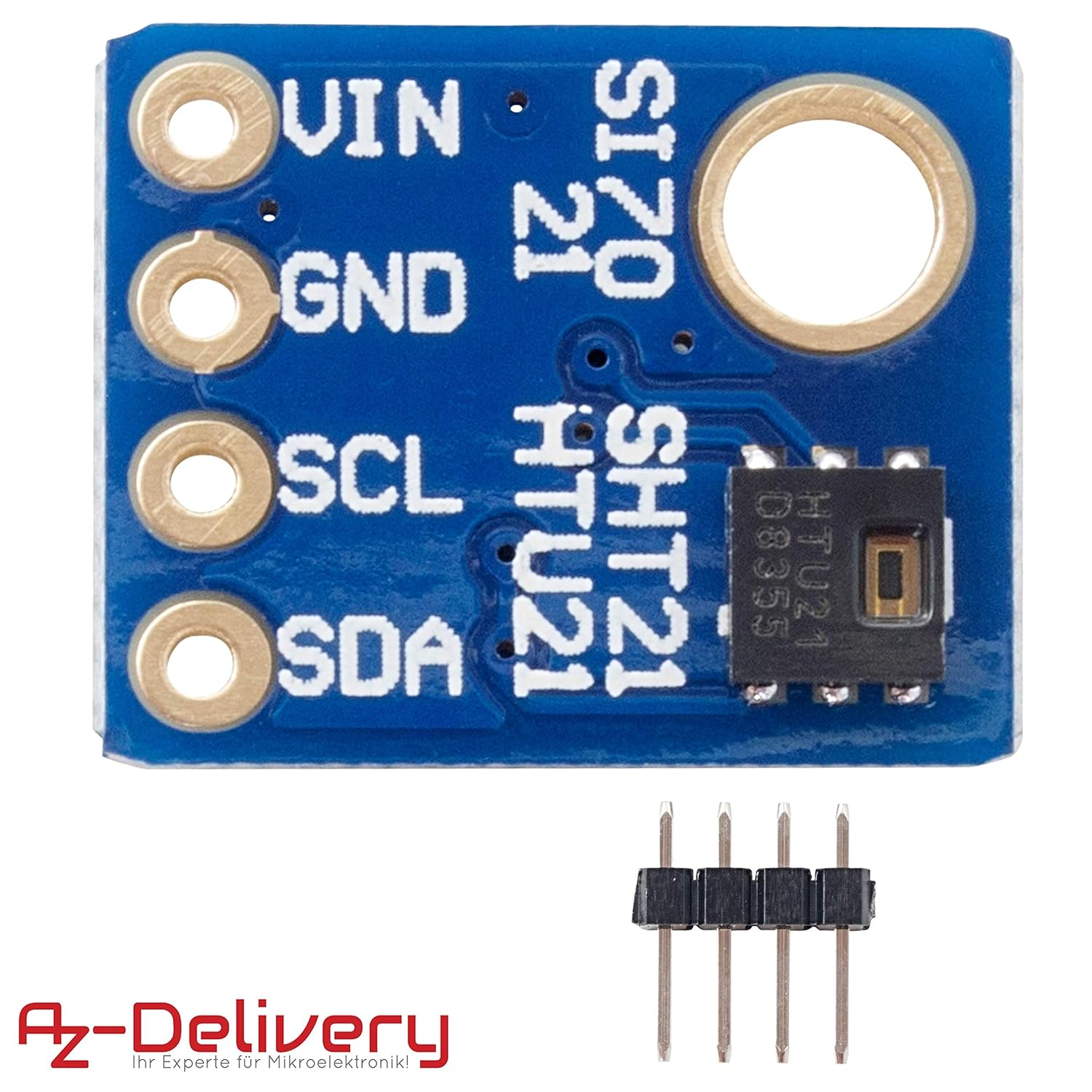 AZDelivery GY-21 HTU21 Humidity and Temperature Sensor Module SHT21 with I2C Interface ...