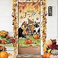 Amazon.com: Deroro Hello Fall Cat Door Cover Decorations, Autumn Pet ...