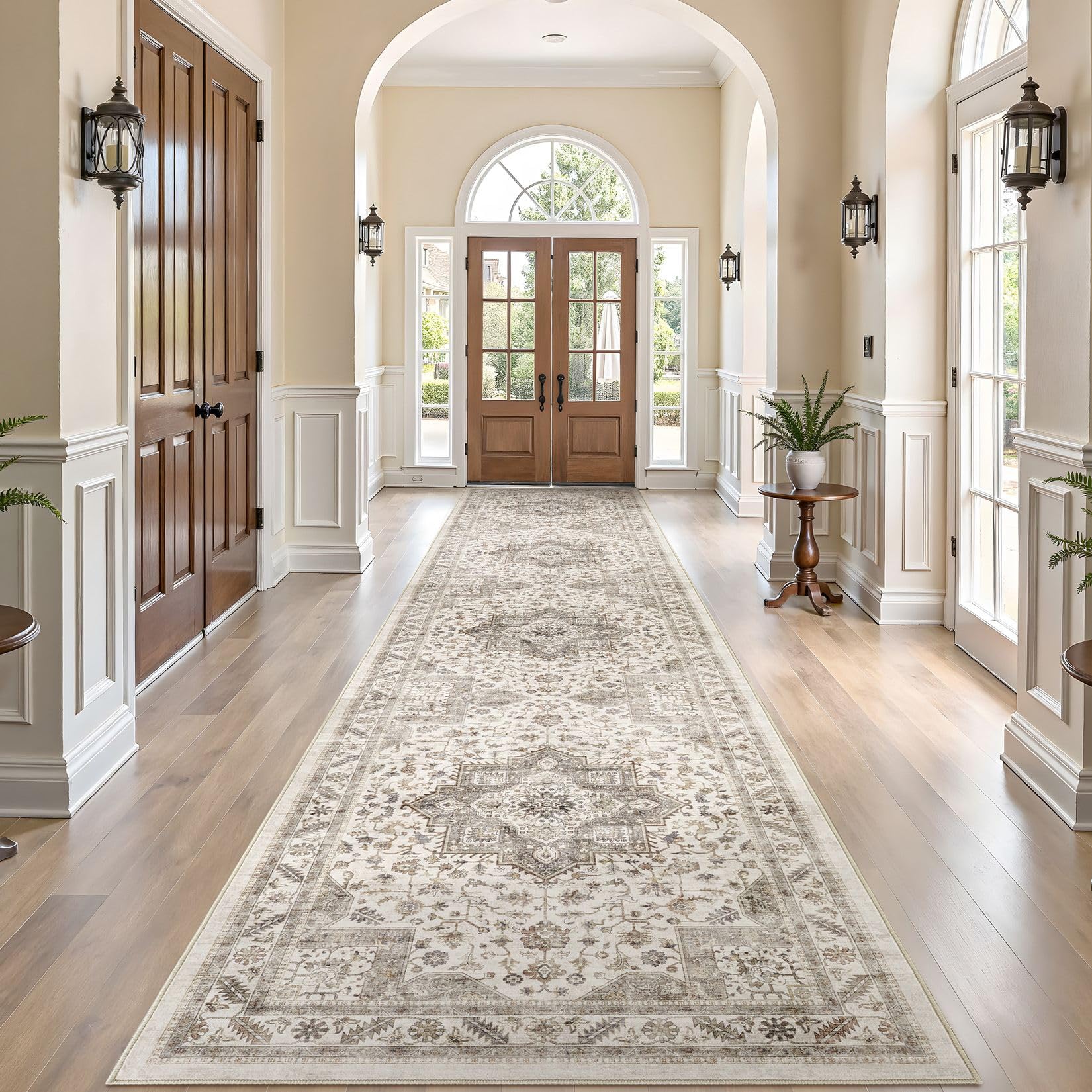 Vintage Hallway Runner Rug 3x14: Large Soft Washable Entryway for ...