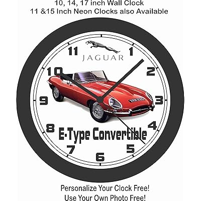 Vintage 1961 Jaguar E-Type Convertible Wall Clock Philippines | Ubuy