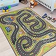 Amazon.com: Kids Rug, Race Track Playmat Rugs - 5x7 Ft Kids Carpet with ...