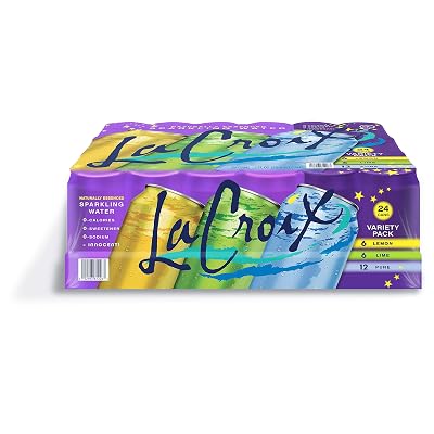 Buy LaCroix Sparkling Water, Lemon, Lime, & Pure Variety Pack, 12oz ...