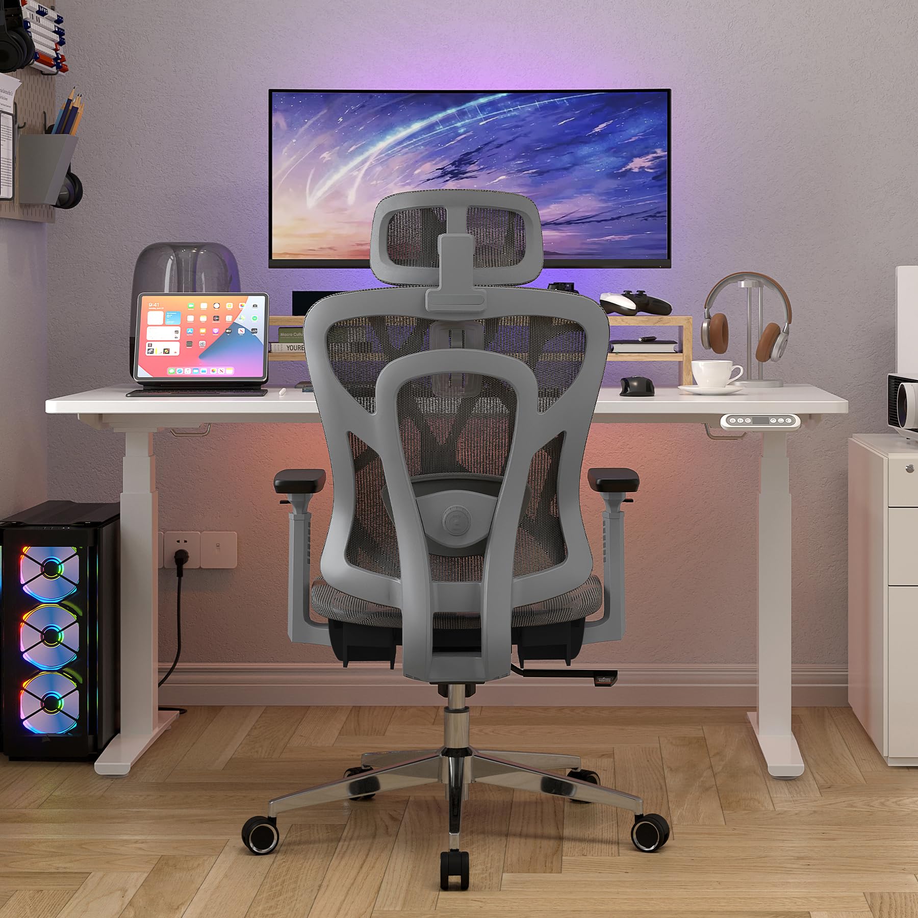 Mua Ergonomic Mesh Office Chair, High Back Desk Chair with 3D Armrests ...