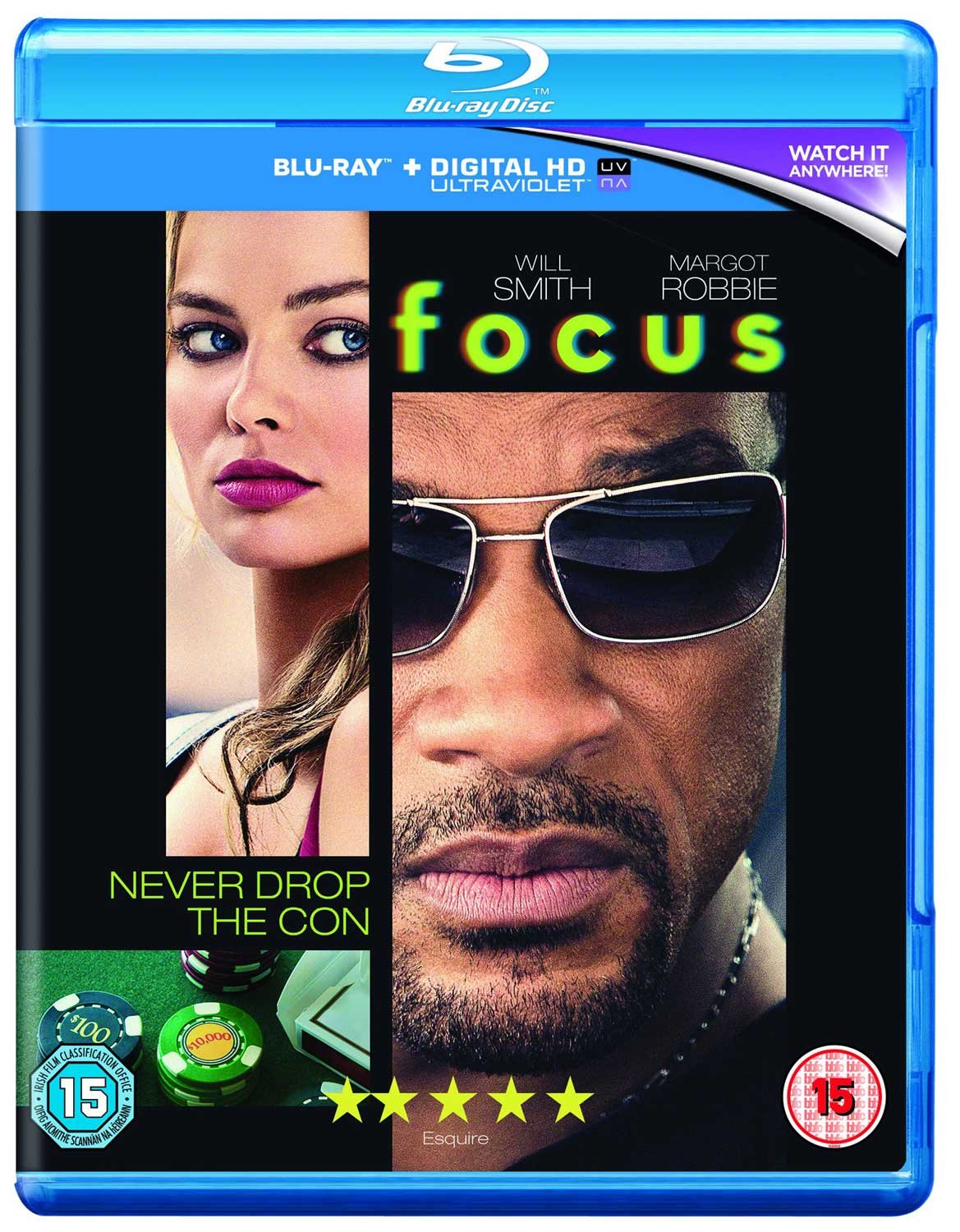 Focus [Blu-ray]: Amazon.de: Will Smith, Margot Robbie, Adrian Martinez ...