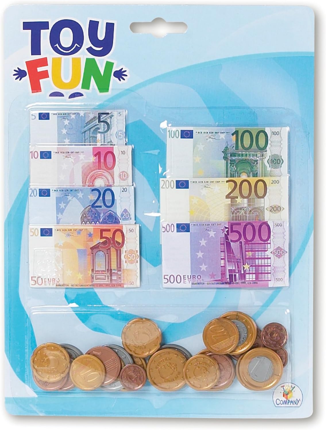 Toy Fun Eurocash Scheine und Münzen: Amazon.de: Spielzeug