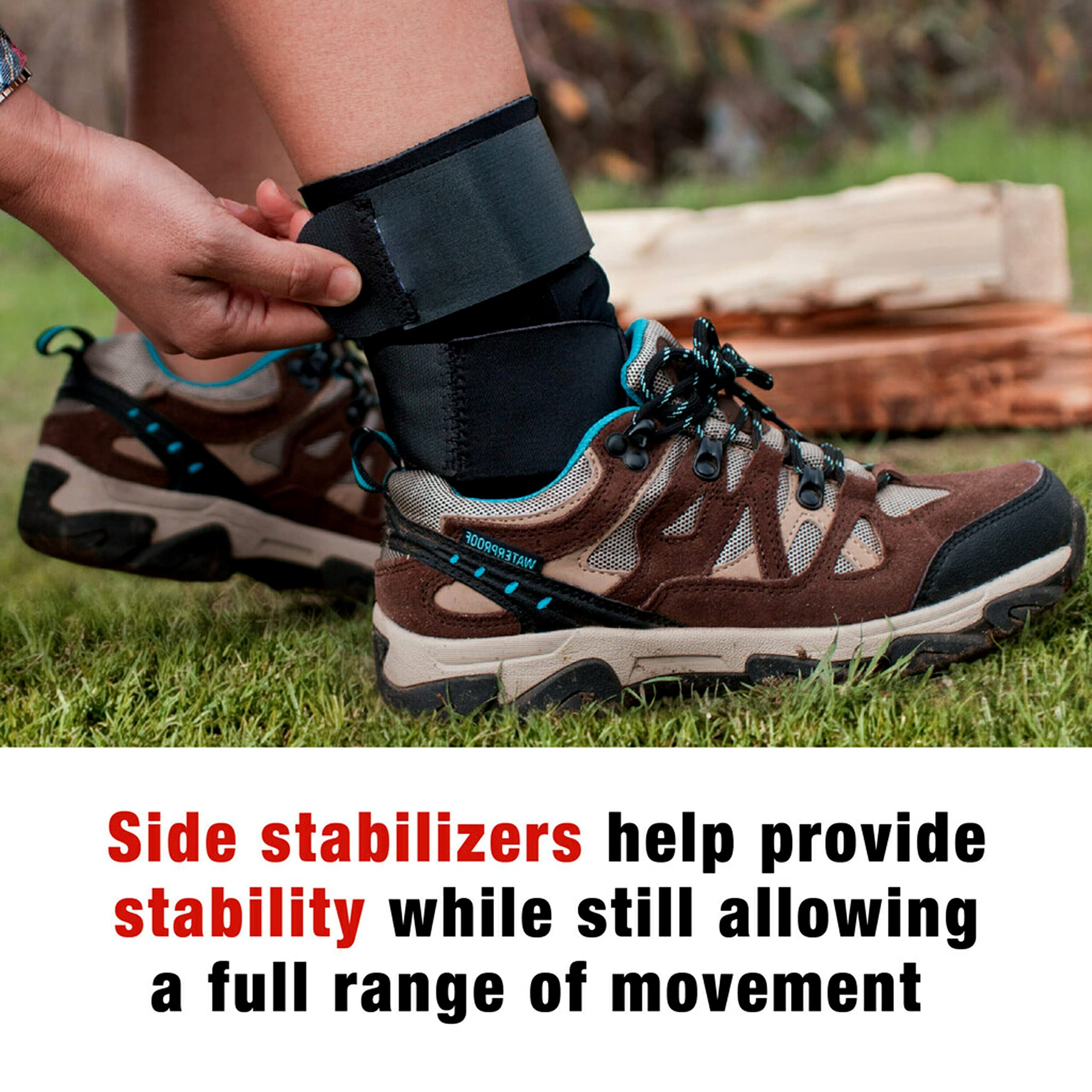 Mua ACE Brand Deluxe Adjustable Ankle Stabilizer, Firm Stabilizing ...