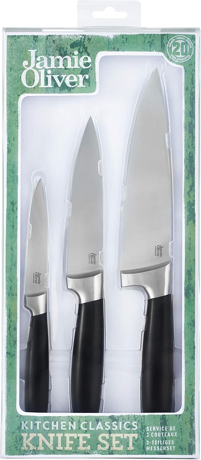 Amazon.de: Jamie Oliver JC7192 3er Messerset - schwarz Messer ...