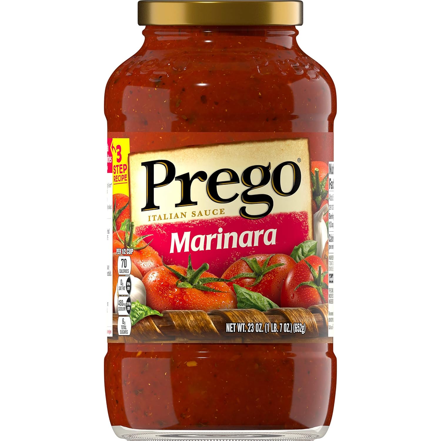 Amazon.com : Prego Marinara Italian Sauce, 23 Ounce (Pack of 12 ...