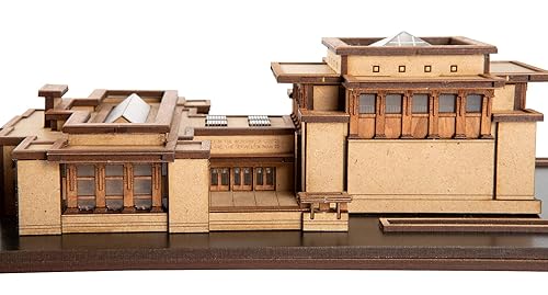 Frank Lloyd Wright Unity Temple Wood Scale Model Replica kit. Prairie ...