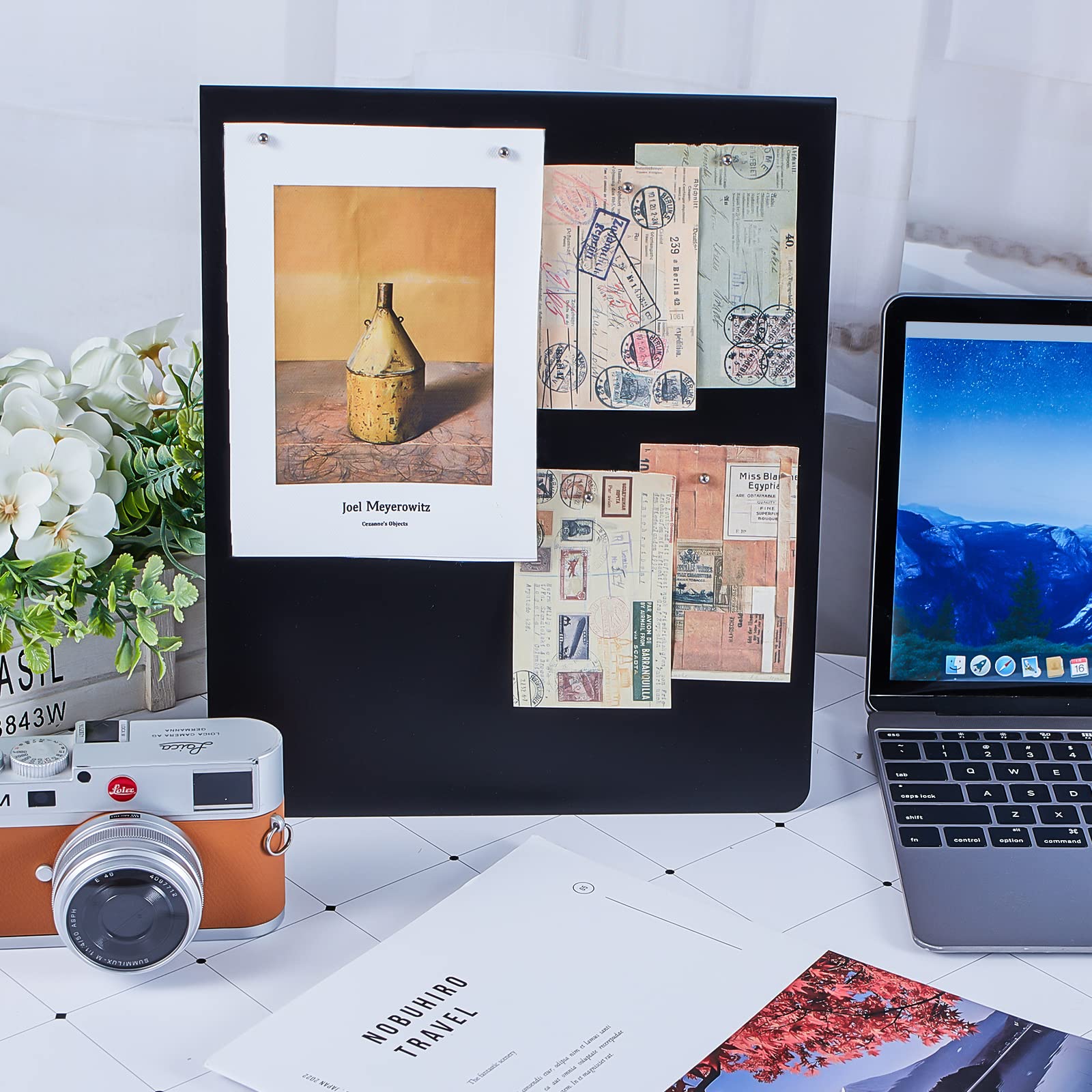 Mua Leinuosen 12 x 10 Inch Magnetic Bulletin Board Magnet Display Board ...