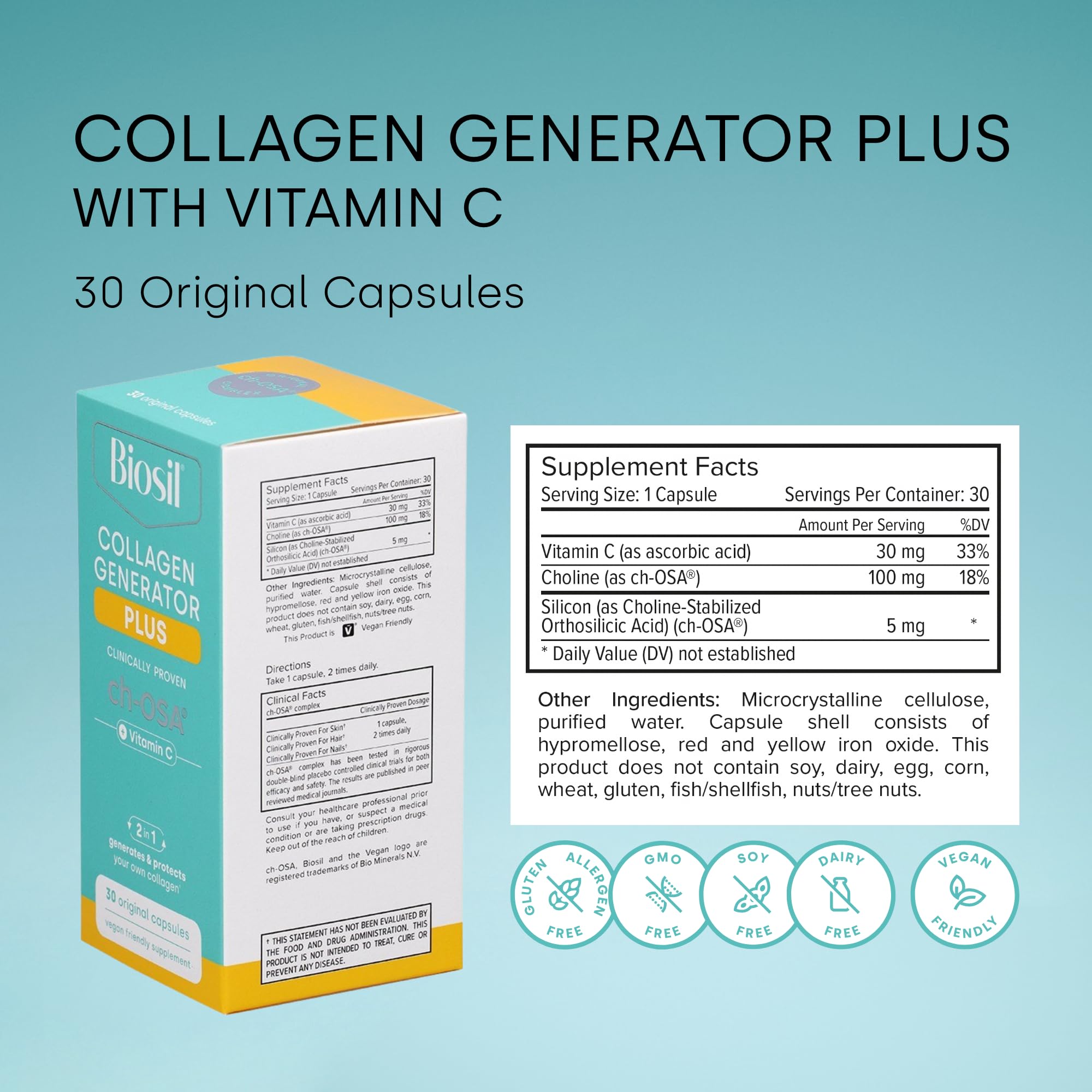Mua Biosil Collagen Generator Plus - 30 Capsules - Advanced Collagen ...