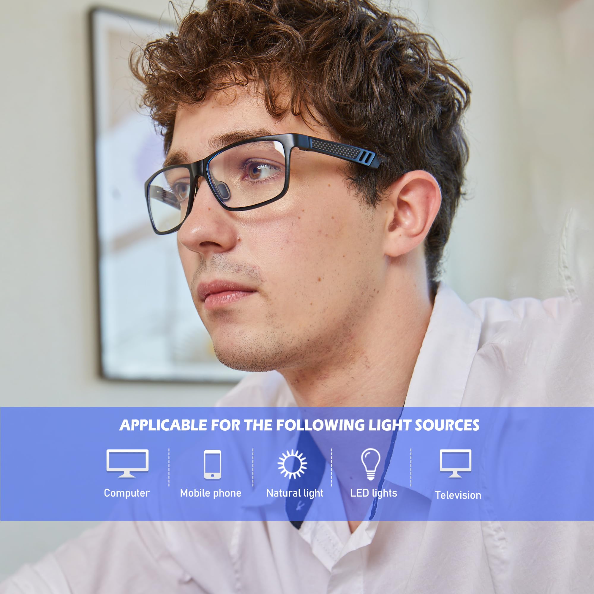 Mua ANYLUV Blue Light Blocking Glasses Men Computer Gaming Glasses ...
