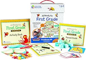 Amazon.com : Learning Resources All Ready for First Grade Readiness Kit ...