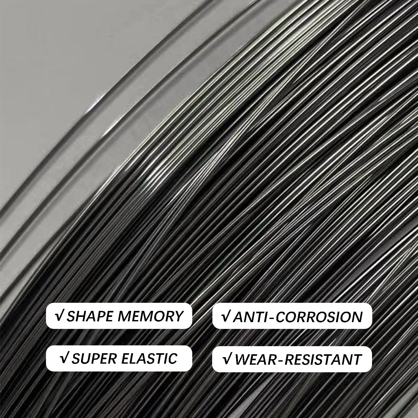 Surprecision Nitinol Shape Memory Wire Black Super Elastic Nitinol Wire ...