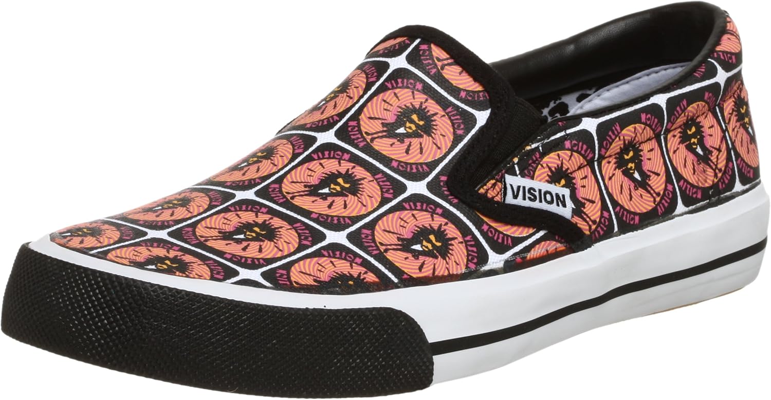 Amazon.com: Vision Streetwear Men's Psycho Repeat Skate Shoe,Black ...