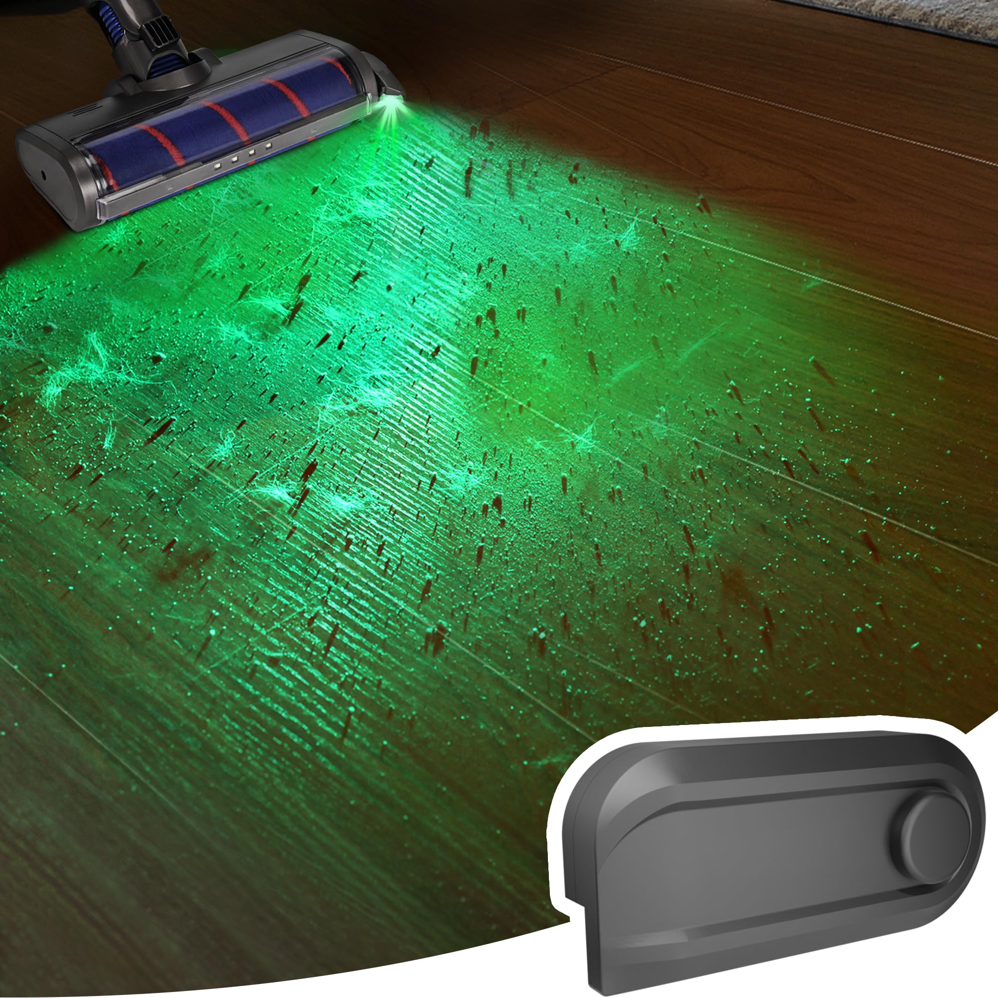 tewisefaok Rechargeable Upright Vacuum Cleaner Dust Display LED Light ...