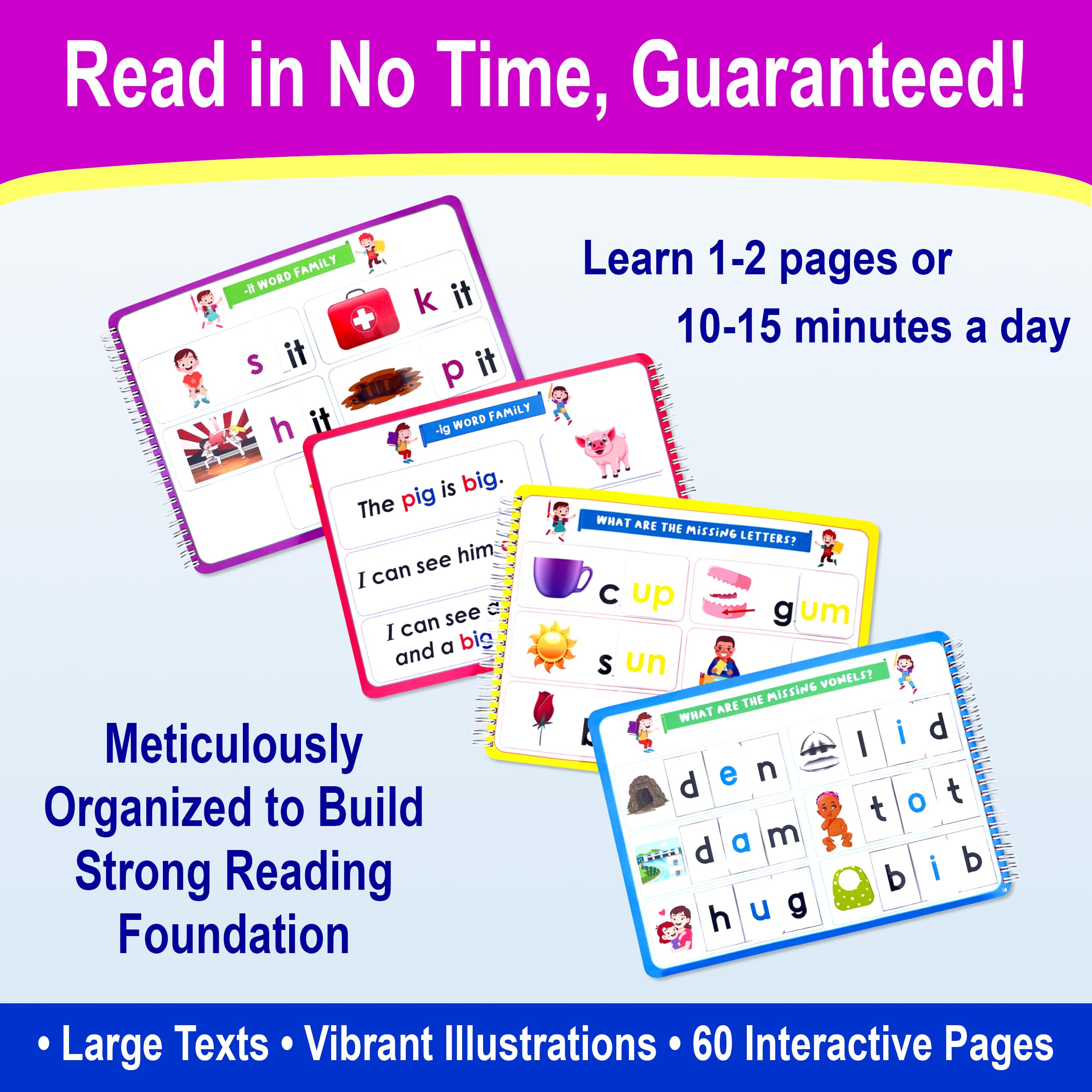 Mua Learn to Read Phonics Busy Book for Beginning Readers, Montessori ...