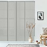 Amazon.com - GoDear Design Deluxe Adjustable Sliding Panel Track Blind 45.8"- 86" W x Up to 96 ...