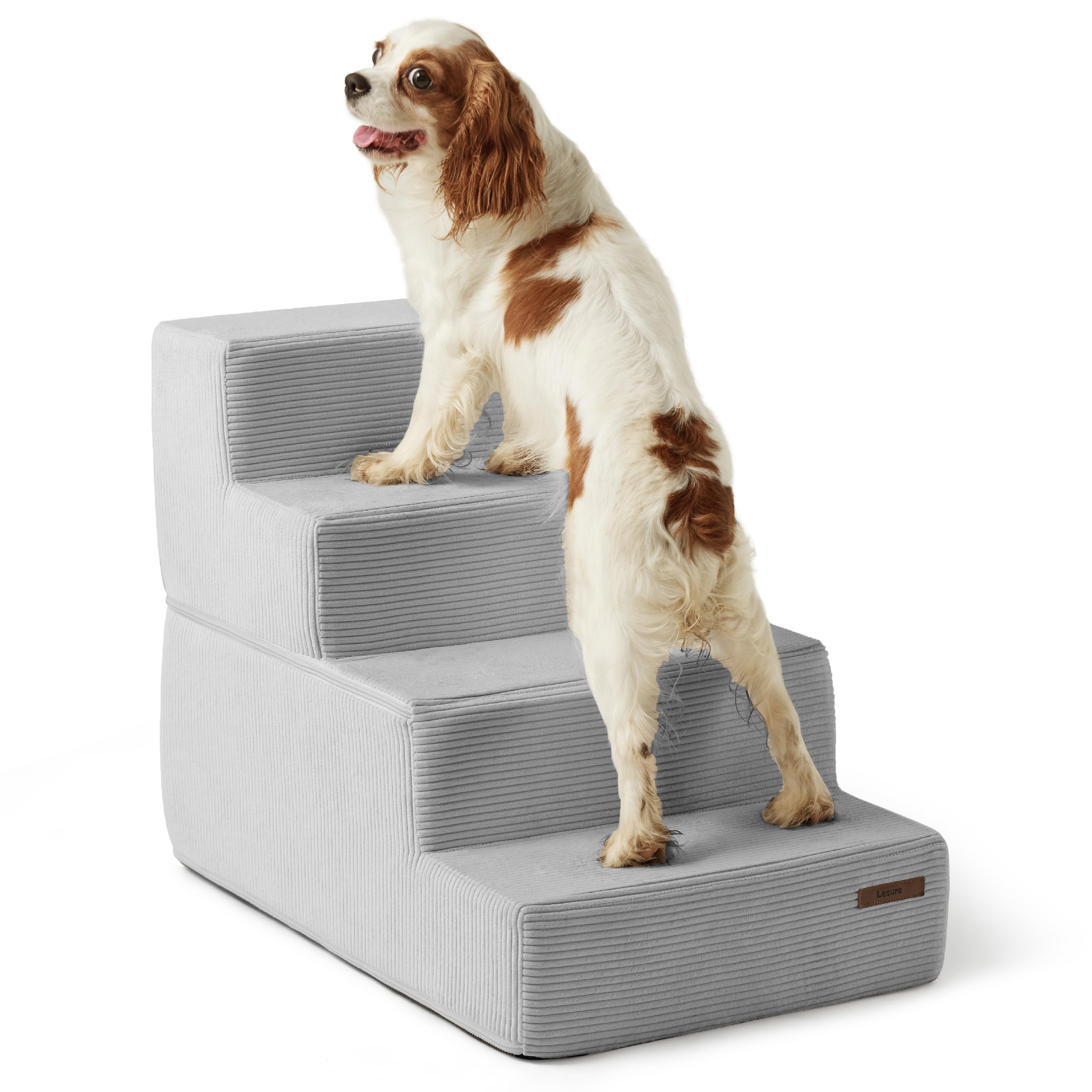 Lesure Dog Stairs for Small Dogs - Pet Stairs for Beds and Couch ...