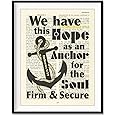 Amazon.com: We Have This Hope As An Anchor for the Soul, Hebrews 6:19 ...