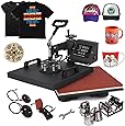 Amazon.com: Mophorn Heat Press 15x15Inch 8pcs Heat Press Machine 1050W ...