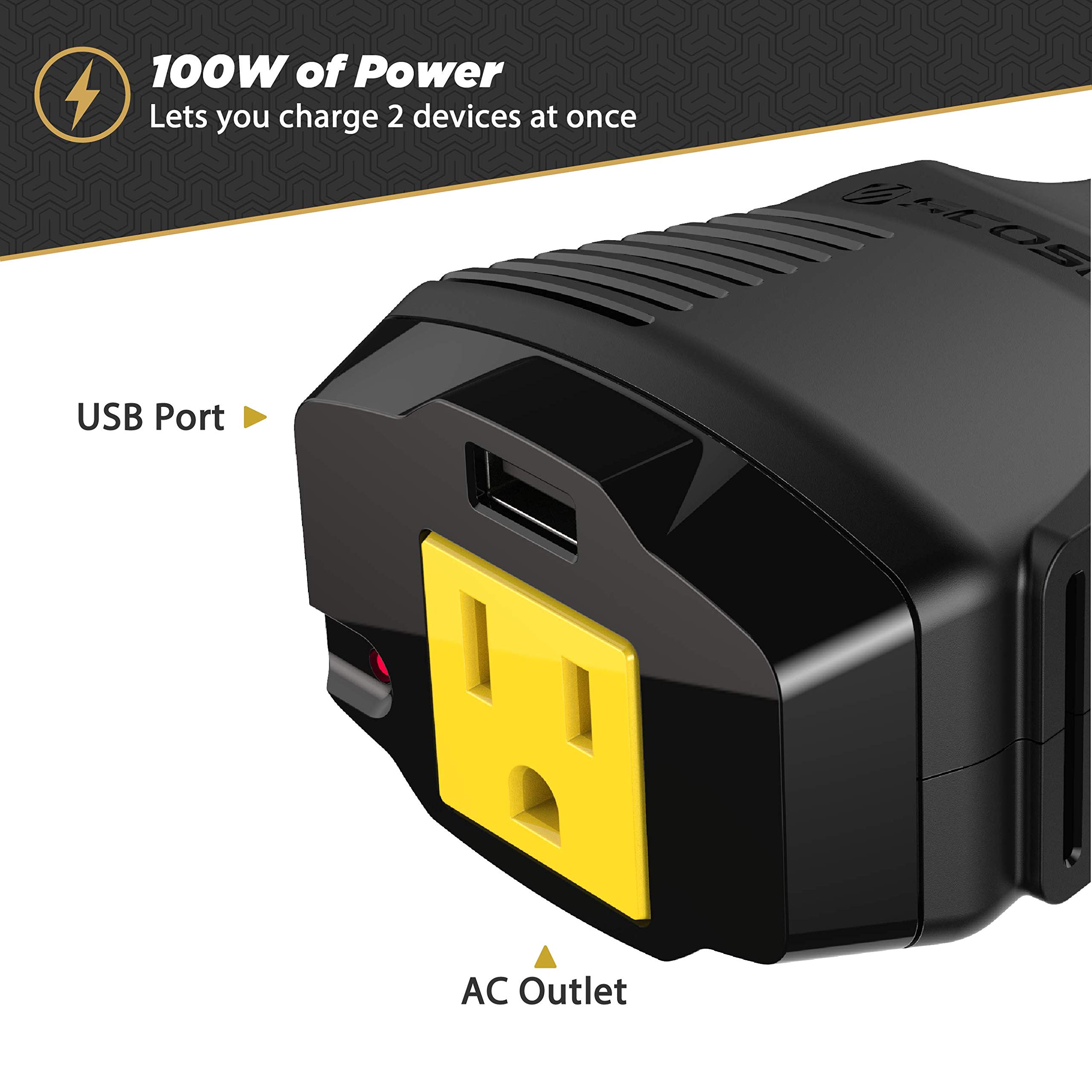 Mua Scosche PI100CL INVERT100 100W Mobile Power Inverter with 1 AC ...