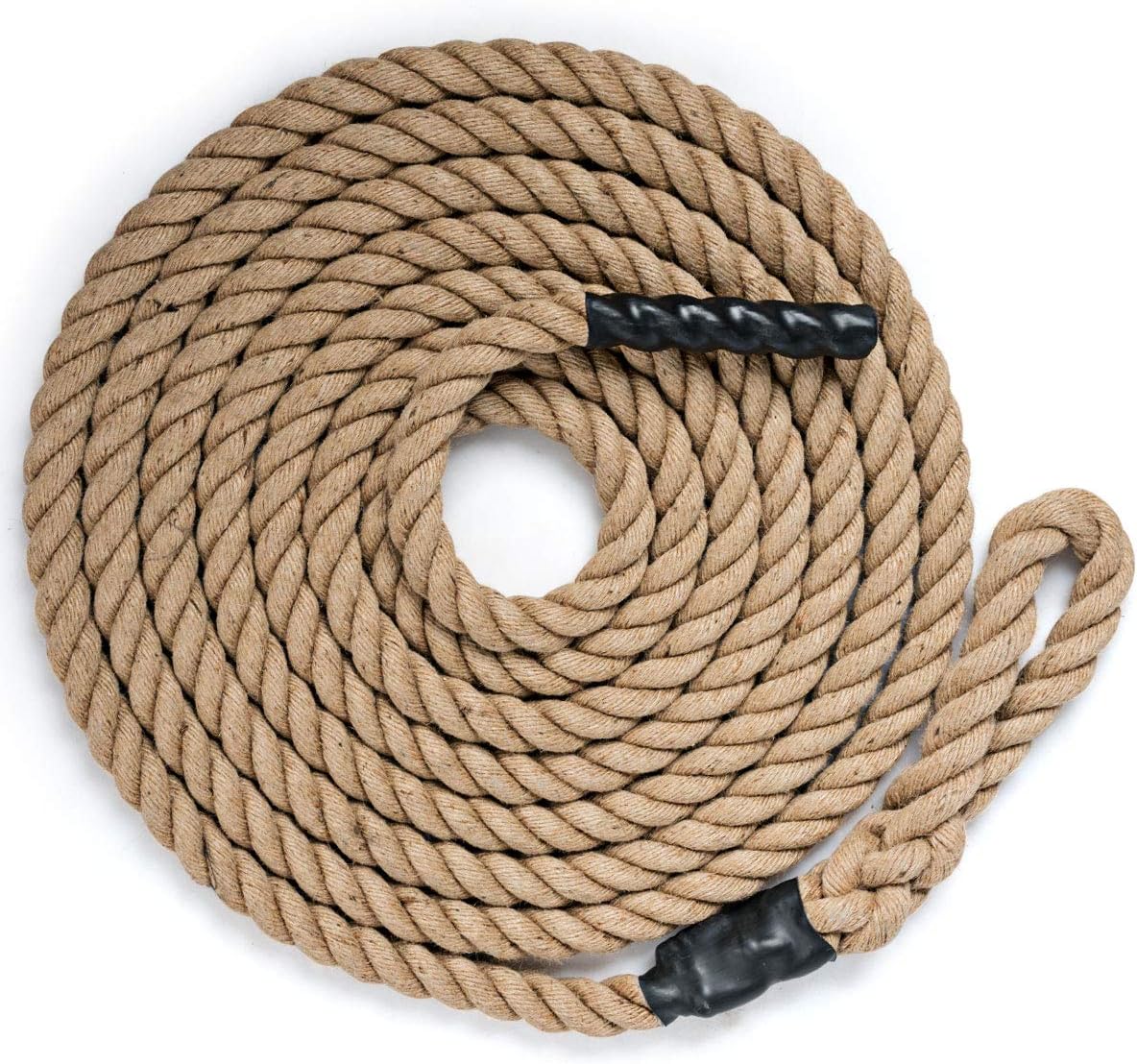 DREAMADE Kletterseil Klettertau mit Gummigriffen, Trainingsseil Clibing ...