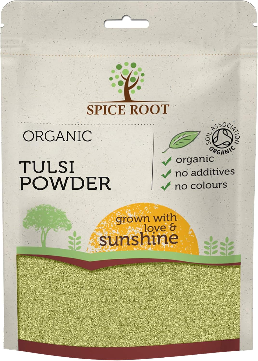 Organic Tulsi Powder 200g (Ocimum tenuiflorum, Holy Basil) – Certified ...