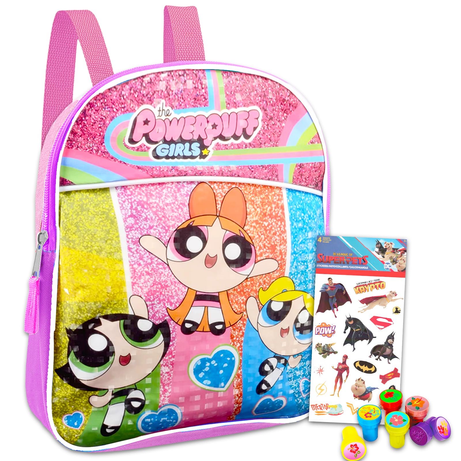Mua Powerpuff Girls Mini School Backpack ~ 3 Pc Bundle With 11 ...