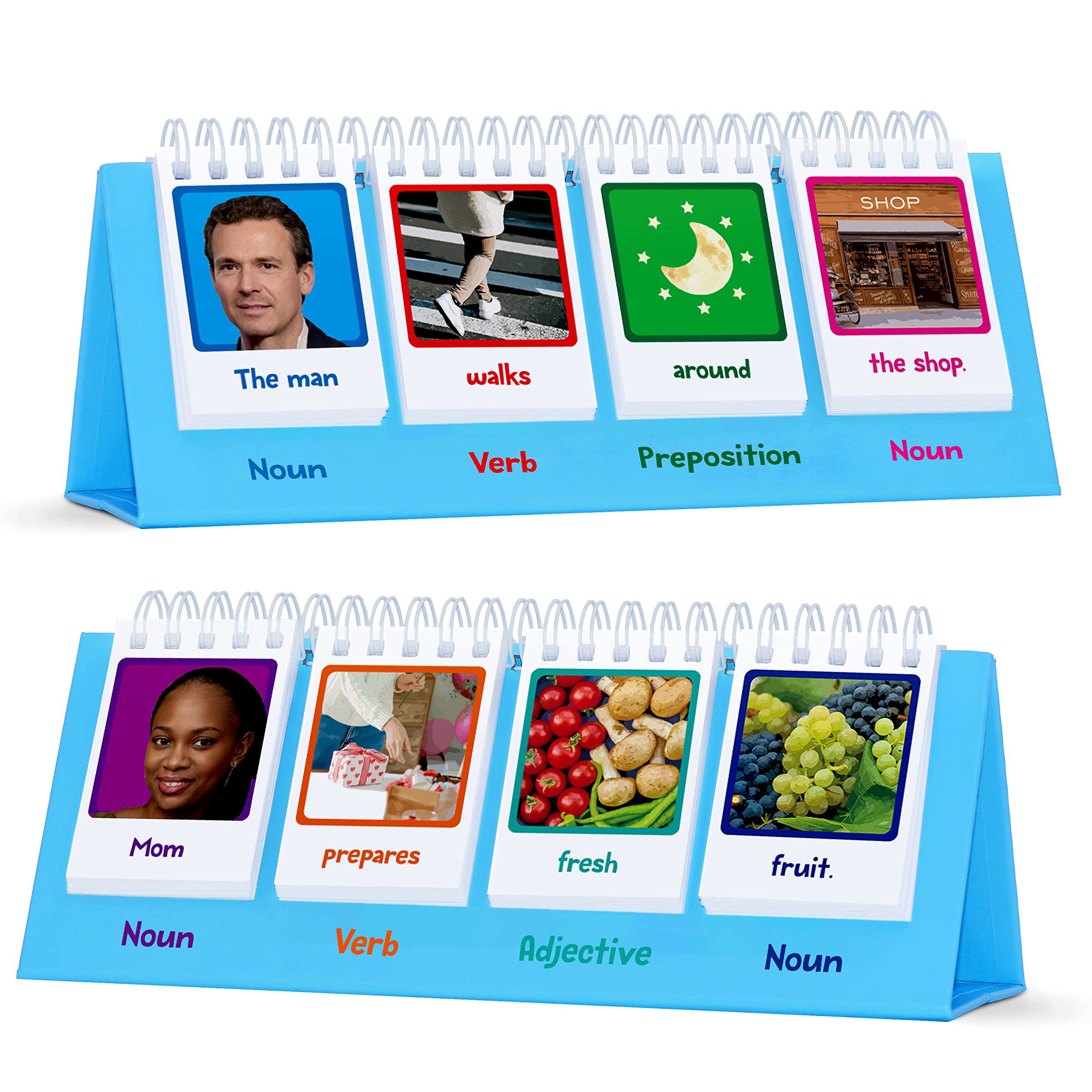 Mua SpriteGru Sentence Flip Charts, 80 Double Sided Cards in Noun/Verb ...