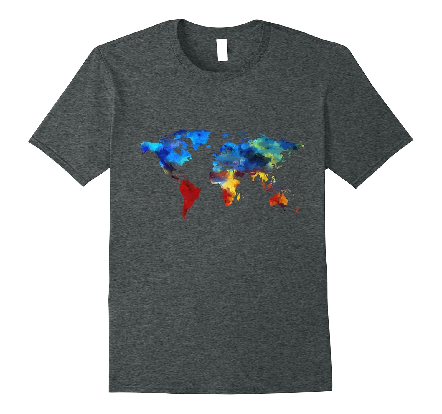 World Map Color T-shirt-CL – Colamaga