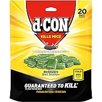 Amazon.com : d-CON Refillable Corner Fit Mouse Poison Bait Station, 1 ...