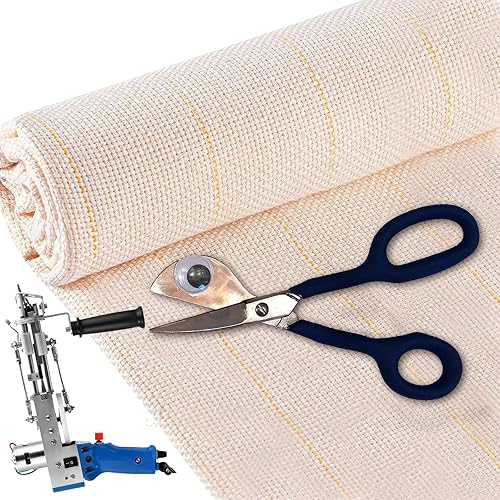 Tufting Cloth, GBgeffy 40''X197''(1Mx5M) Big Size Tufting Cloth Kit ...