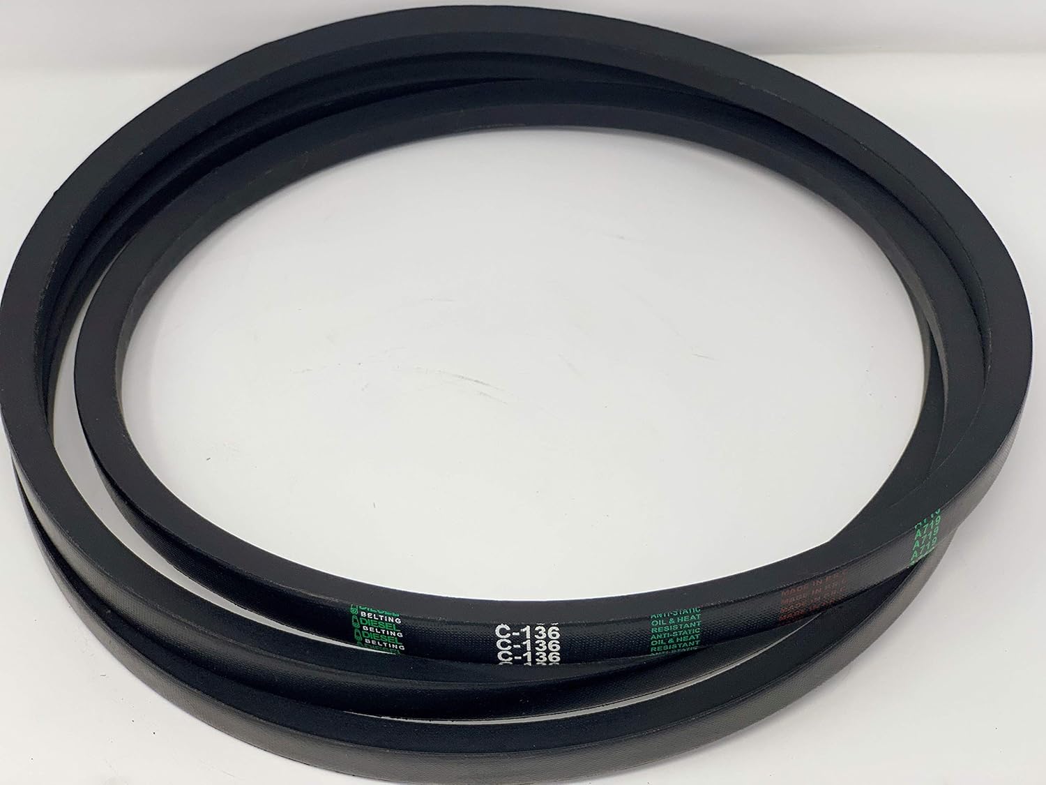V-Belt 1/2in x 78in Outside Circumference Classic Wrapped A76 4L780 ...