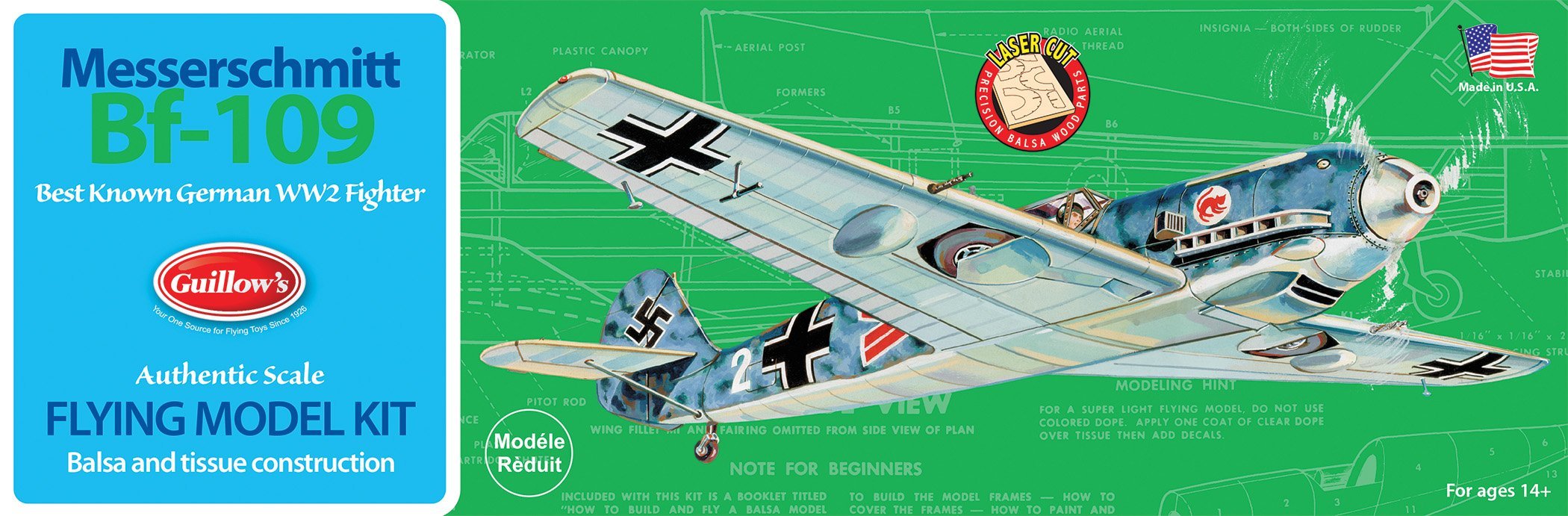 Mua Guillow's Messerschmitt Bf-109 Model Kit trên Amazon Mỹ chính hãng ...