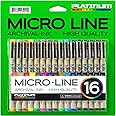 Amazon.com: Micro-Line Ultra Fine Point Ink Pens - (SET OF 16 ...