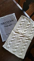 NEOSAN Womens Thick Ribbed Knit Winter Infinity Circle Loop Scarf Black ...