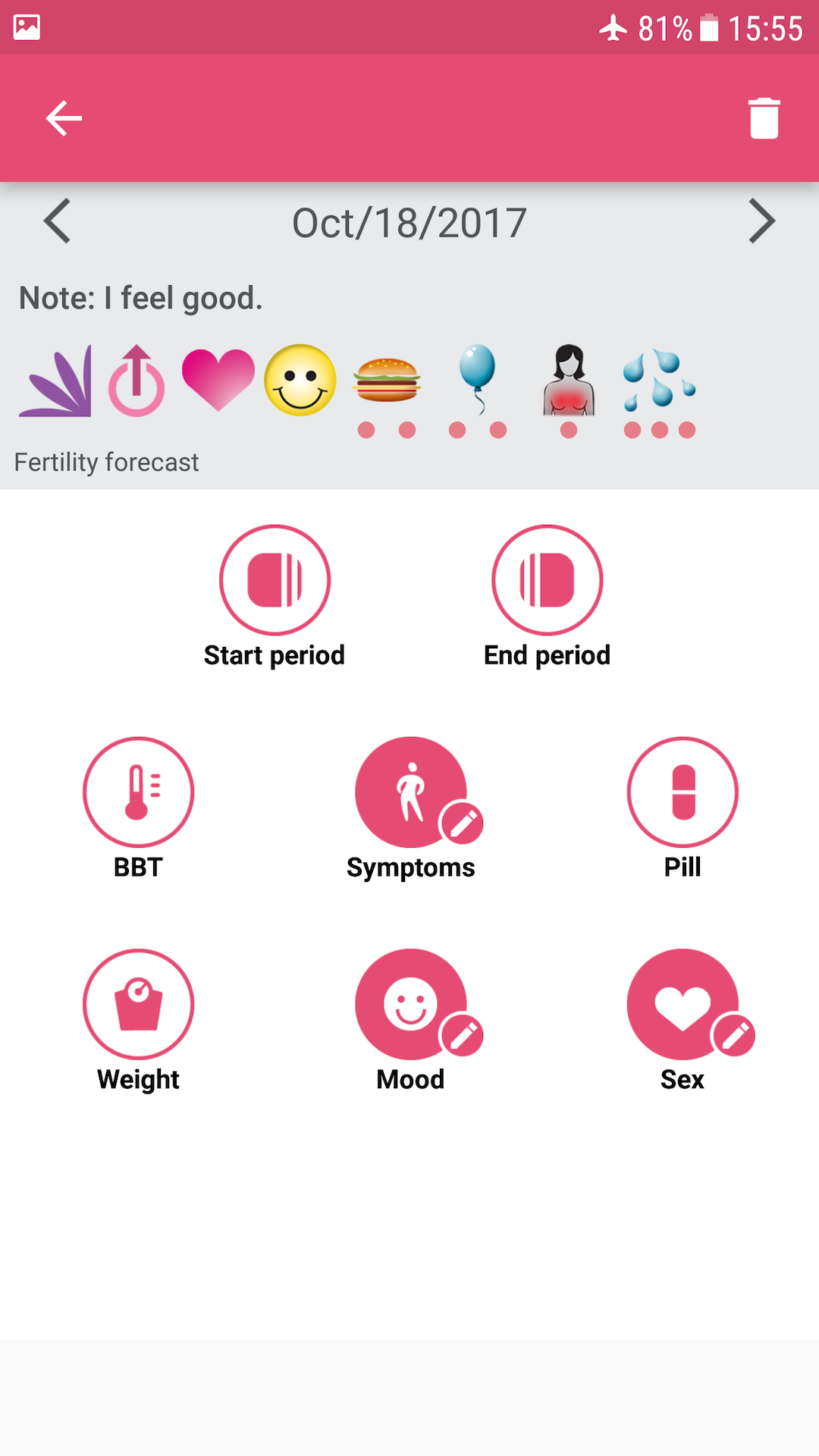 WomanLog Calendar:Amazon.com:Appstore for Android
