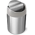 Amazon.com: simplehuman, Brushed Stainless Steel 1.5 Liter / 0.4 Gallon ...