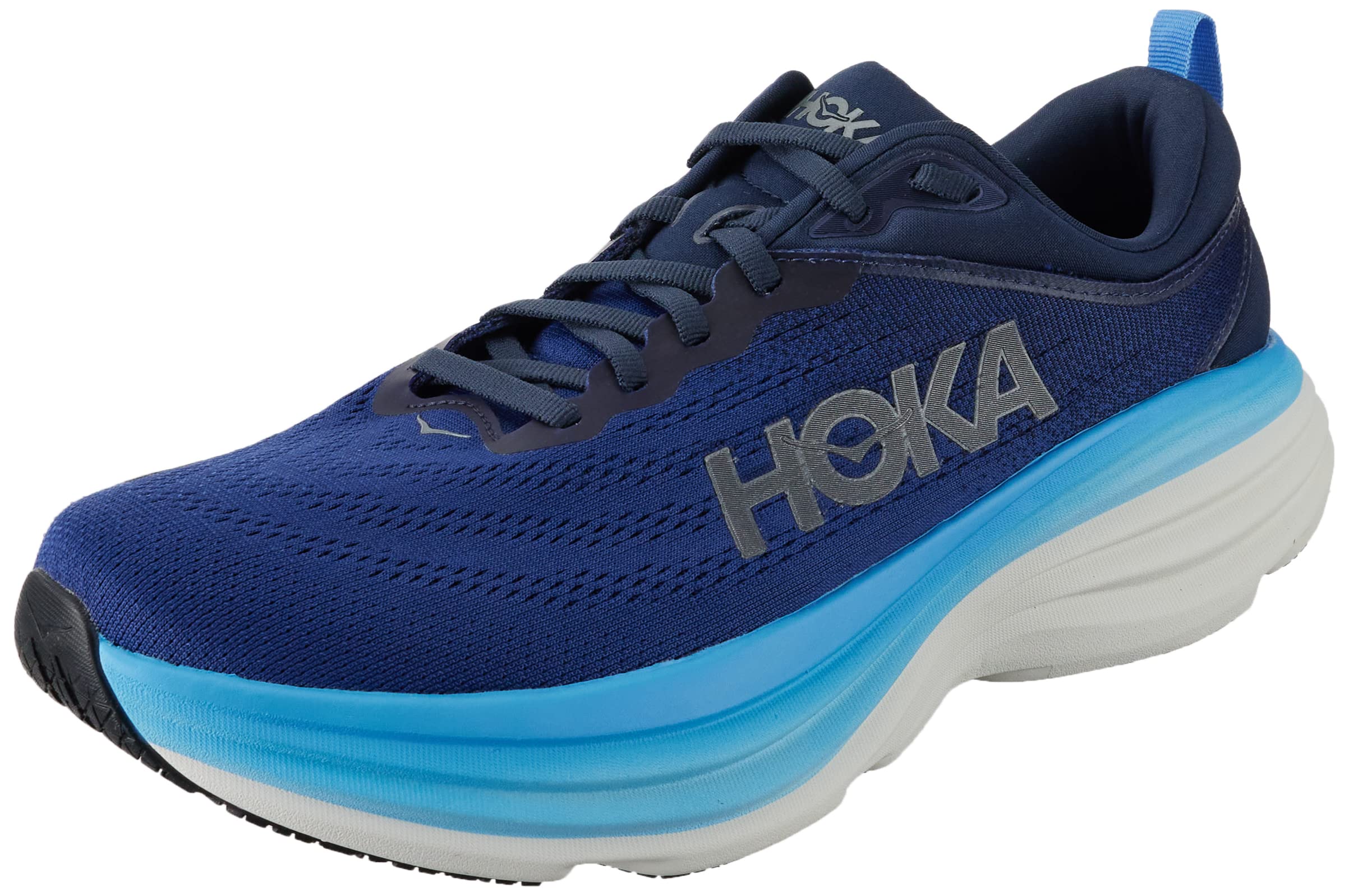 Hoka Men's Bondi 8 Sneaker, Outer Space/All Aboard, 11 for sale ...