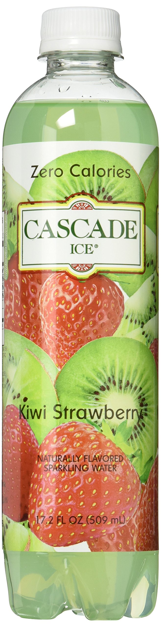 Cascade Ice Organic Sparkling Water, Pomegranate, 17.2 Fluid Ounce (Pack of 12): Amazon.com ...